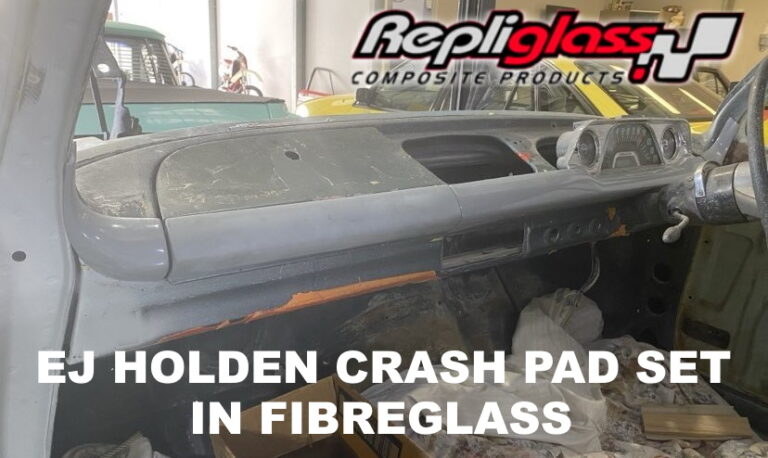 HOLDEN EJ INTERIOR DASH CRASH PAD SET IN FIBREGLASS 4 PIECE KIT ...