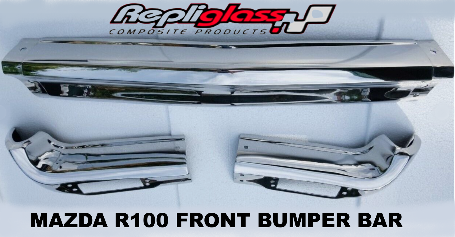 MAZDA R100 10A FAMILIA COUPE STAINLESS FRONT BUMPER BAR new ...