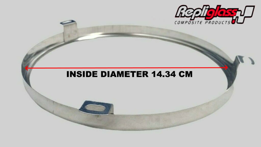 MAZDA R100 RX2 RX3 RX4 HEADLIGHT TRIM SURROUND RINGS METAL x 4 new ...