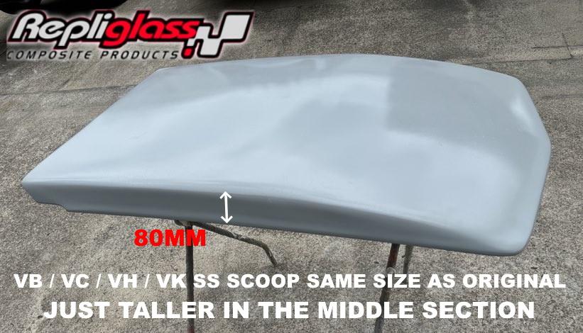 HOLDEN COMMODORE CUSTOM SS GROUP 3 BONNET SCOOP (taller middle section ...