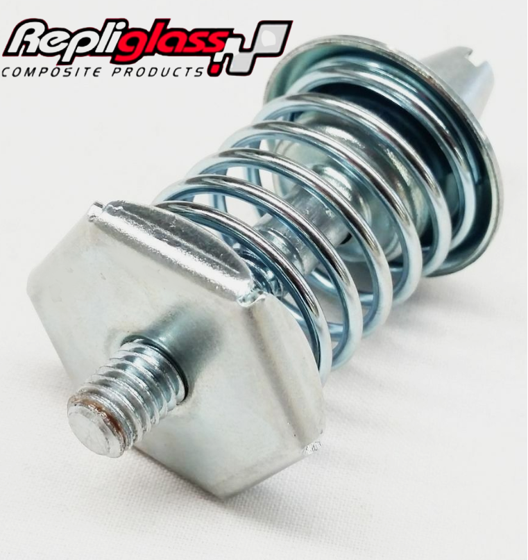 MAZDA R100 BONNET LOCK PIN TONGUE EARLY 1000 UTE 1200 SMALL 8mm THREAD ...