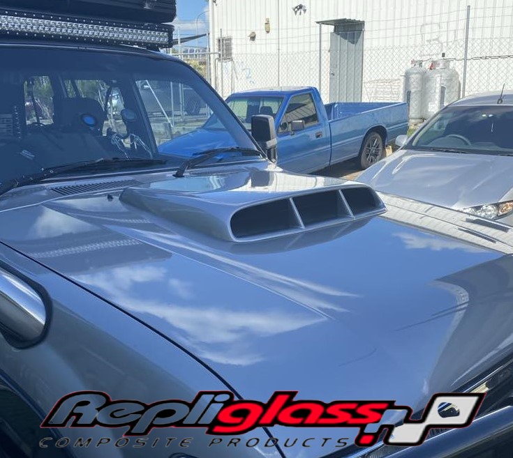 NISSAN PATROL GU BIG MOUTH BONNET SCOOP AIR INTAKE SERIES 1 / 2 and 3 ...