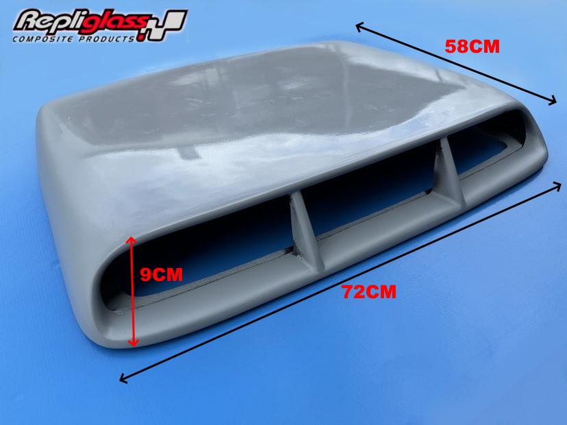 TOYOTA LANDCRUISER 80 SERIES BIG MOUTH BONNET SCOOP AIR INTAKE 4X4 FOUR ...