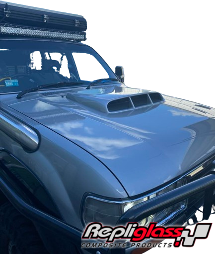 TOYOTA LANDCRUISER 80 SERIES BIG MOUTH BONNET SCOOP AIR INTAKE 4X4 FOUR ...