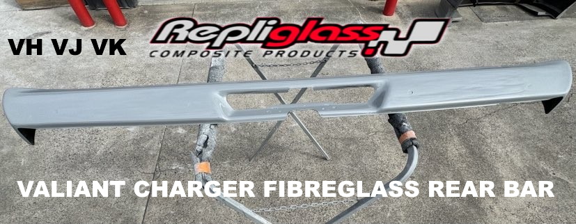VALIANT CHARGER VH VJ VK CL REAR BUMPER BAR RT HEMI FIBREGLASS ...