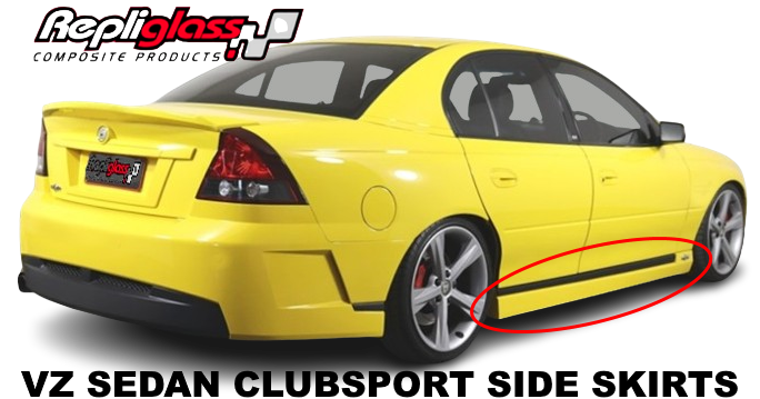 HOLDEN COMMODORE VZ SEDAN CLUBBY BODYKIT WITH SENATOR WING 7 PIECE KIT ...