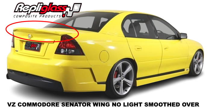 HOLDEN COMMODORE VZ SEDAN CLUBBY BODYKIT WITH SENATOR WING 7 PIECE KIT ...