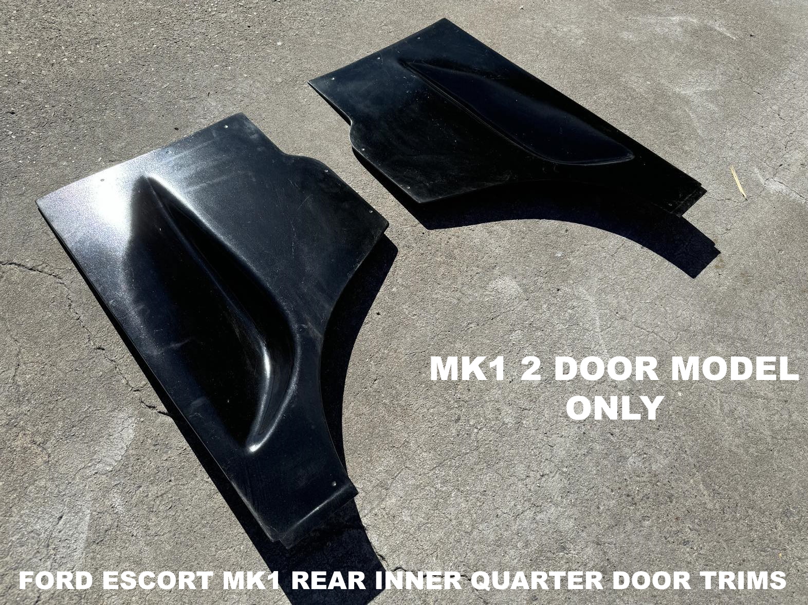 FORD ESCORT MK1 INTERIOR REAR QUARTER PANEL DOOR CARDS 2 DOOR COUPE RS ...
