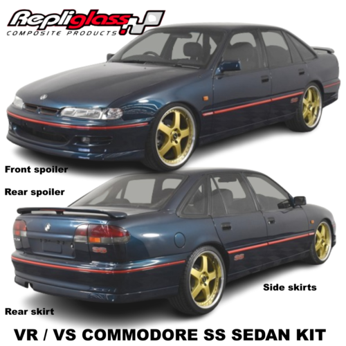 HOLDEN COMMODORE SEDAN SS REAR BOOT SPOILER WING THREE PIECE BOBTAIL