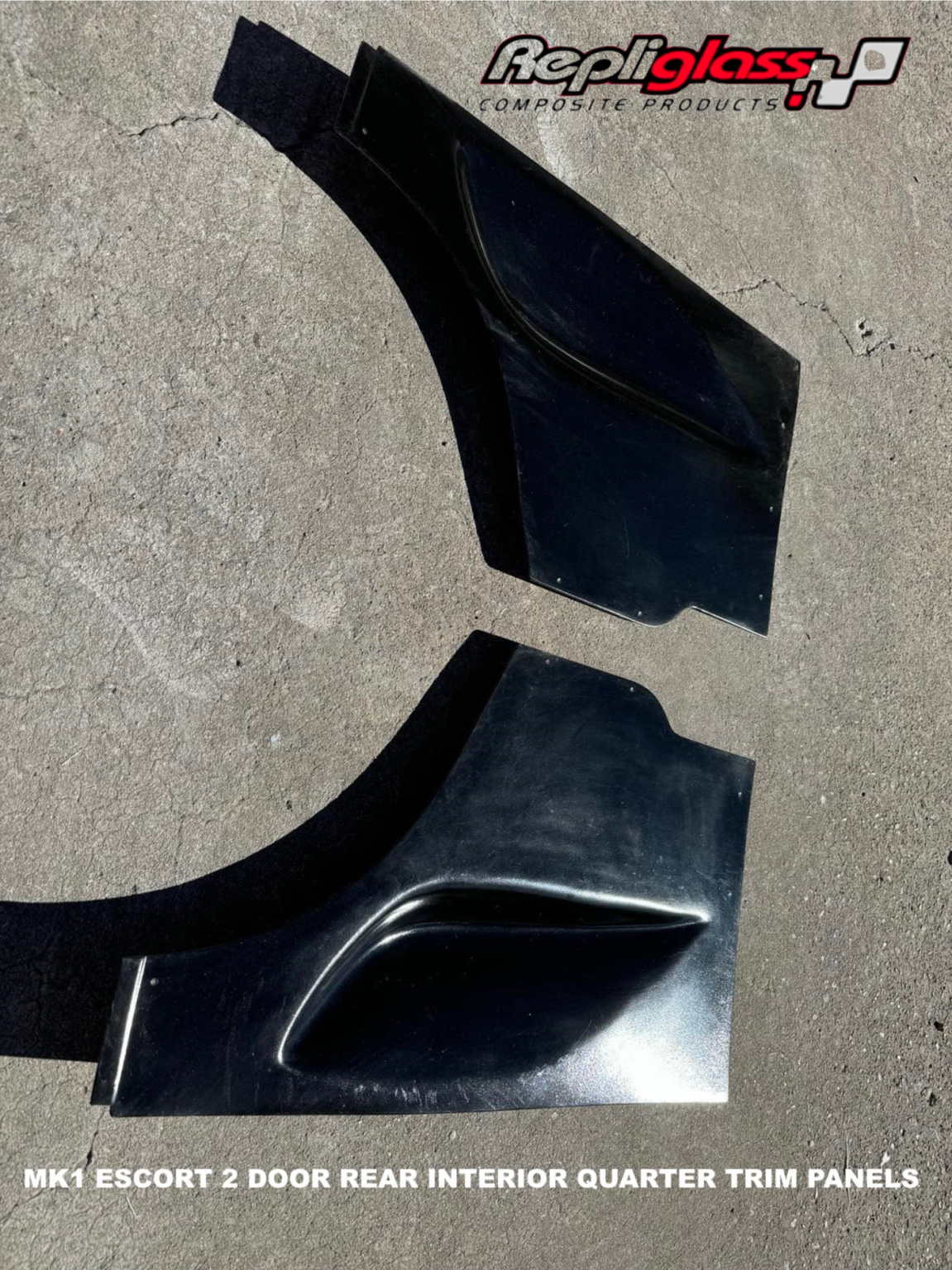 FORD ESCORT MK1 INTERIOR REAR QUARTER PANEL DOOR CARDS 2 DOOR COUPE RS ...