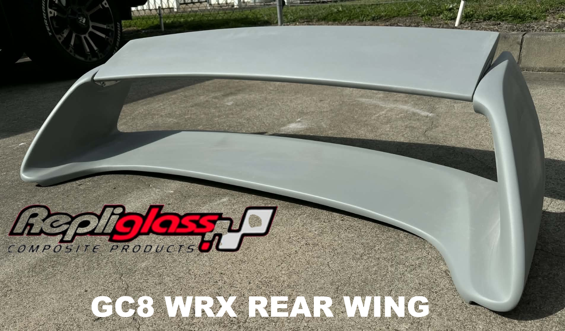 SUBARU WRX IMPREZA GC8 22B STYLE REAR BOOT SPOILER WING ADJUSTABLE ...