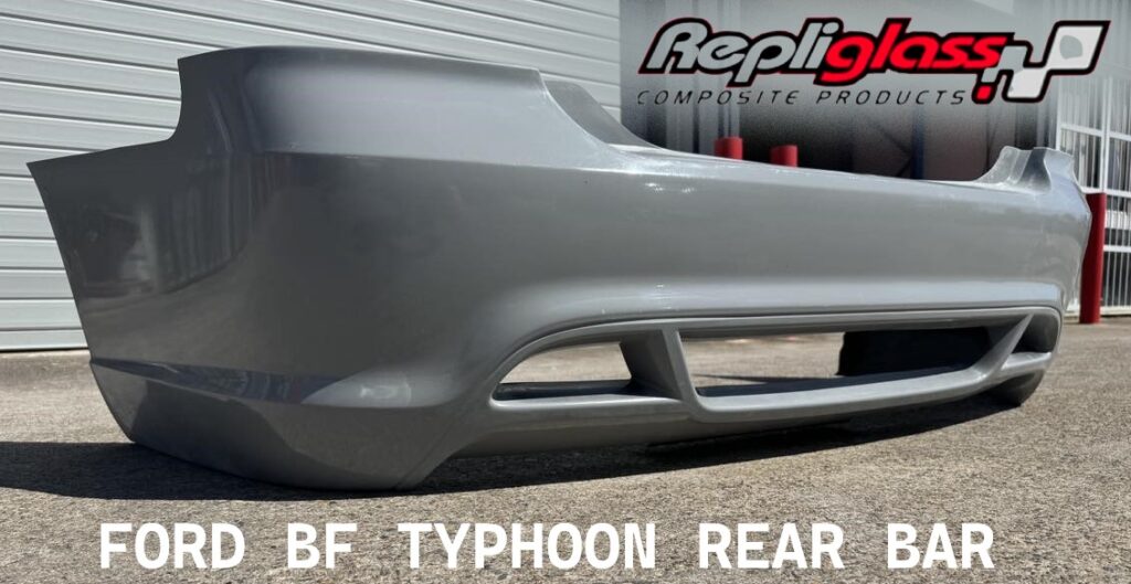 FORD FALCON BF TYPHOON SEDAN FPV STYLE REAR BUMPER BAR – Repliglass Pty Ltd