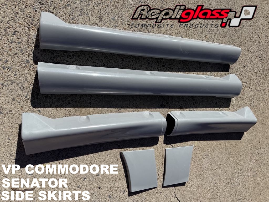 HOLDEN COMMODORE VP SENATOR SIDE SKIRTS AS PER ORIGINAL 6 PIECE KIT ...