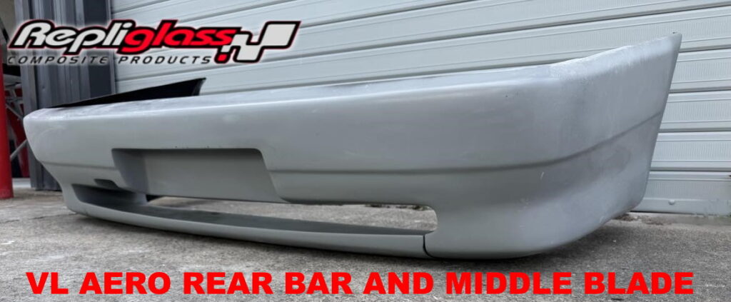 HOLDEN COMMODORE VL AERO REAR BUMPER BAR AND LOWER CENTRE SECTION ...