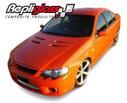 FORD FALCON BA BF VENTED DRIFT BONNET XR6 XR8 Great for reducing under ...