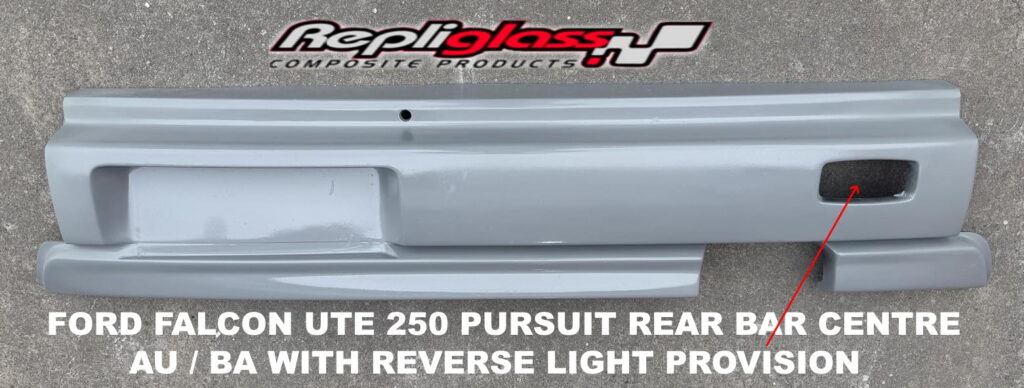 FORD FALCON AU BA BF UTE 250 PURSUIT REAR BUMPER BAR MIDDLE SECTION ...