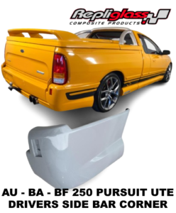 FORD FALCON AU BA BF 250 PURSUIT REAR BAR CORNER DRIVERS SIDE POD ...