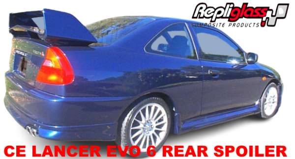 MITSUBISHI LANCER CE REAR SPOILER EVO6 STYLE EVO 6 – Repliglass Pty Ltd