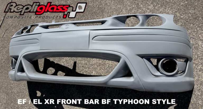 FORD FALCON EF EL XR6 XR8 FRONT BUMPER BAR BF TYPHOON STYLE ...