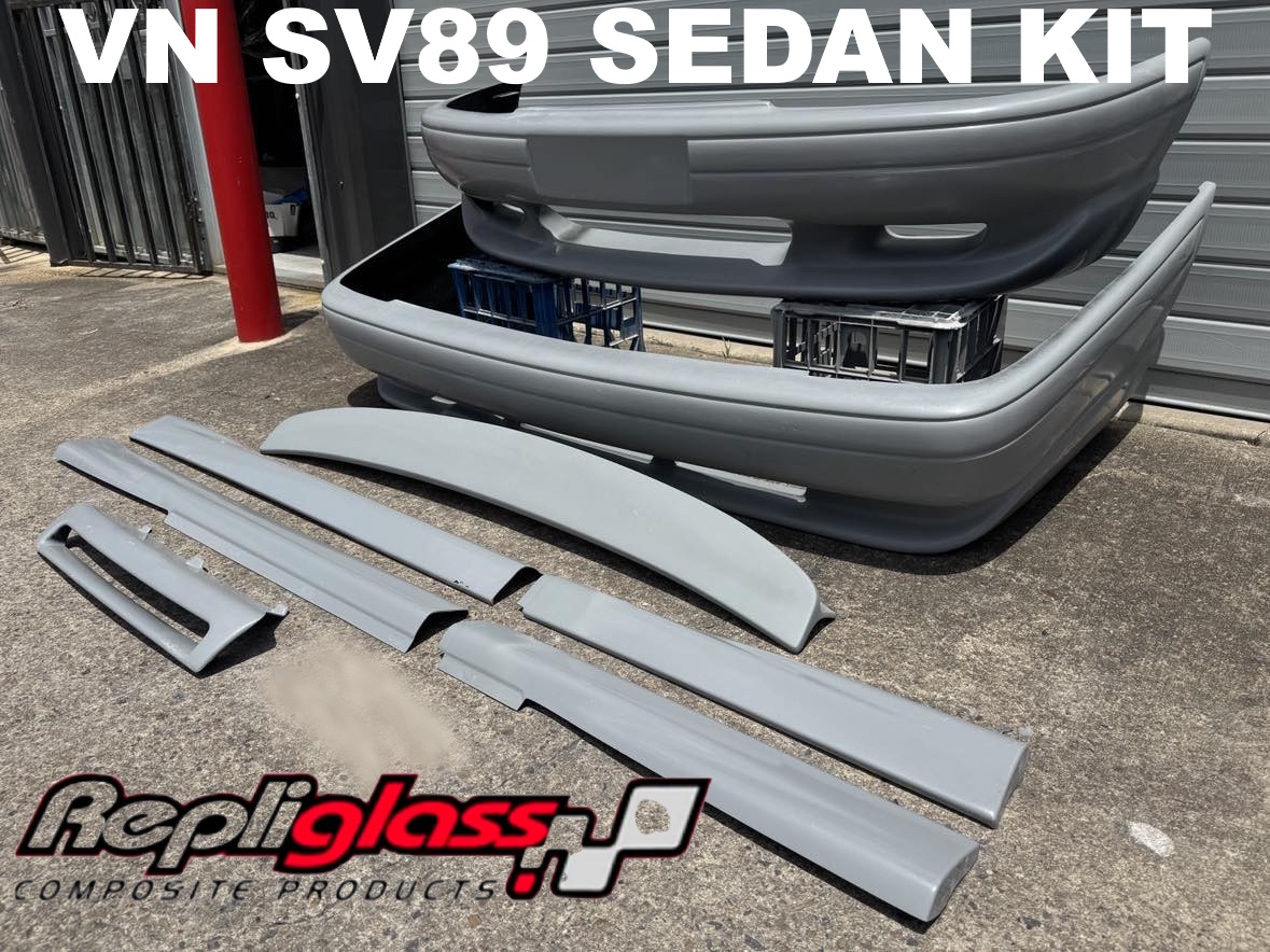 HOLDEN COMMODORE VN SEDAN SV89 BODYKIT 8 PIECE KIT – Repliglass Pty Ltd