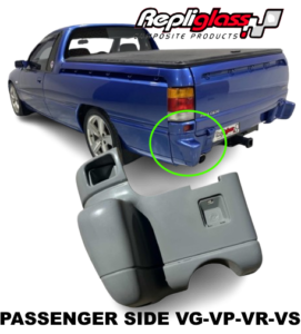 HOLDEN COMMODORE VG / VP / VR / VS UTE REAR BUMPER BAR BUMPERETTE ...