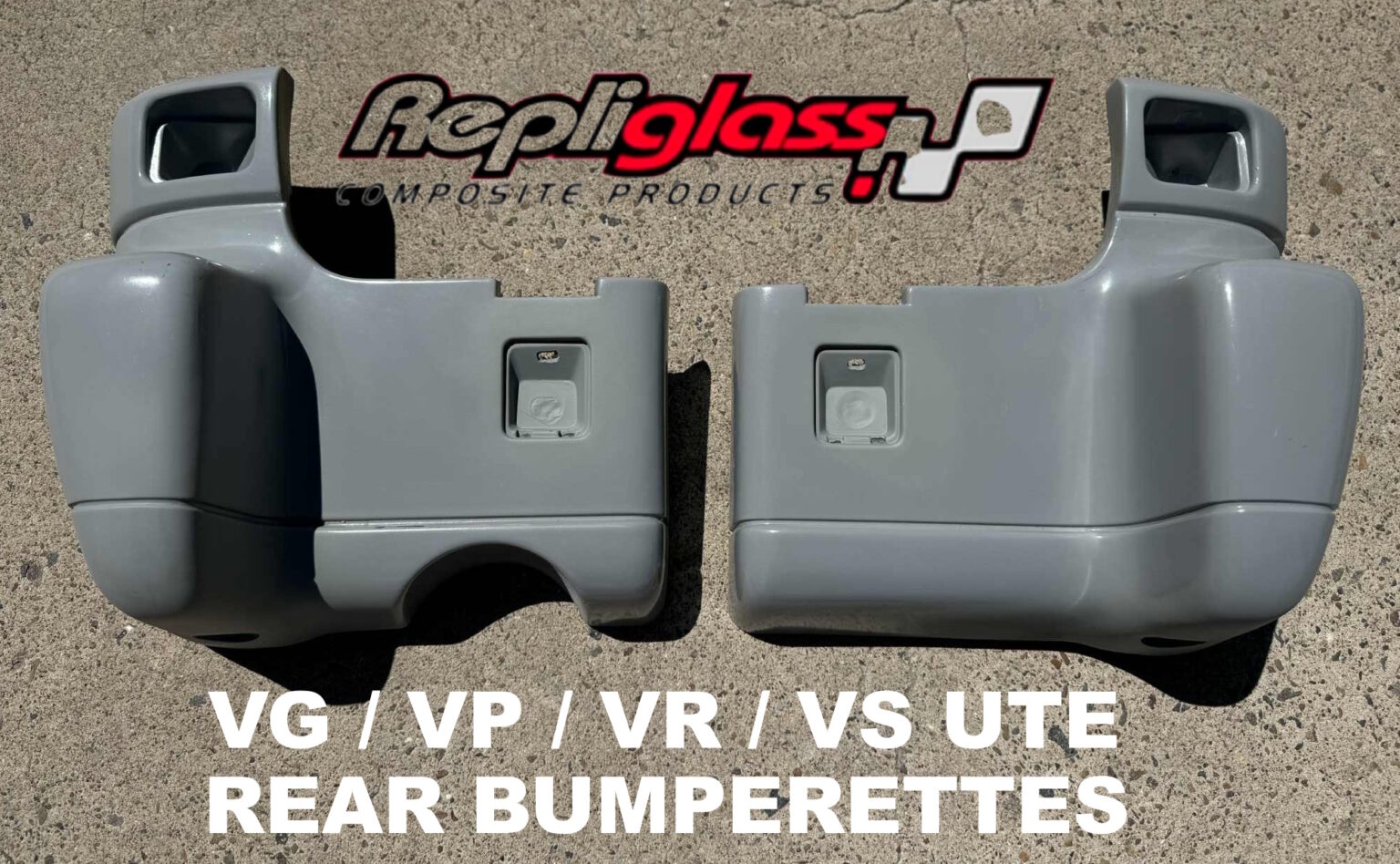 HOLDEN COMMODORE VG / VP / VR / VS UTE REAR BUMPER BAR BUMPERETTES PAIR ...