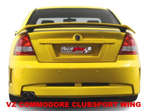 HOLDEN COMMODORE VZ SEDAN CLUB STYLE REAR WING SPOILER WITH BRAKE LIGHT ...